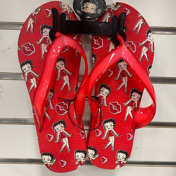 Betty Boop | Shoes | Betty Boop Red Sandals Size Six | Poshmark